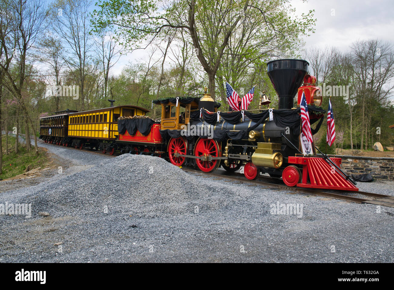 President lincoln funeral train hi-res stock photography and images - Alamy
