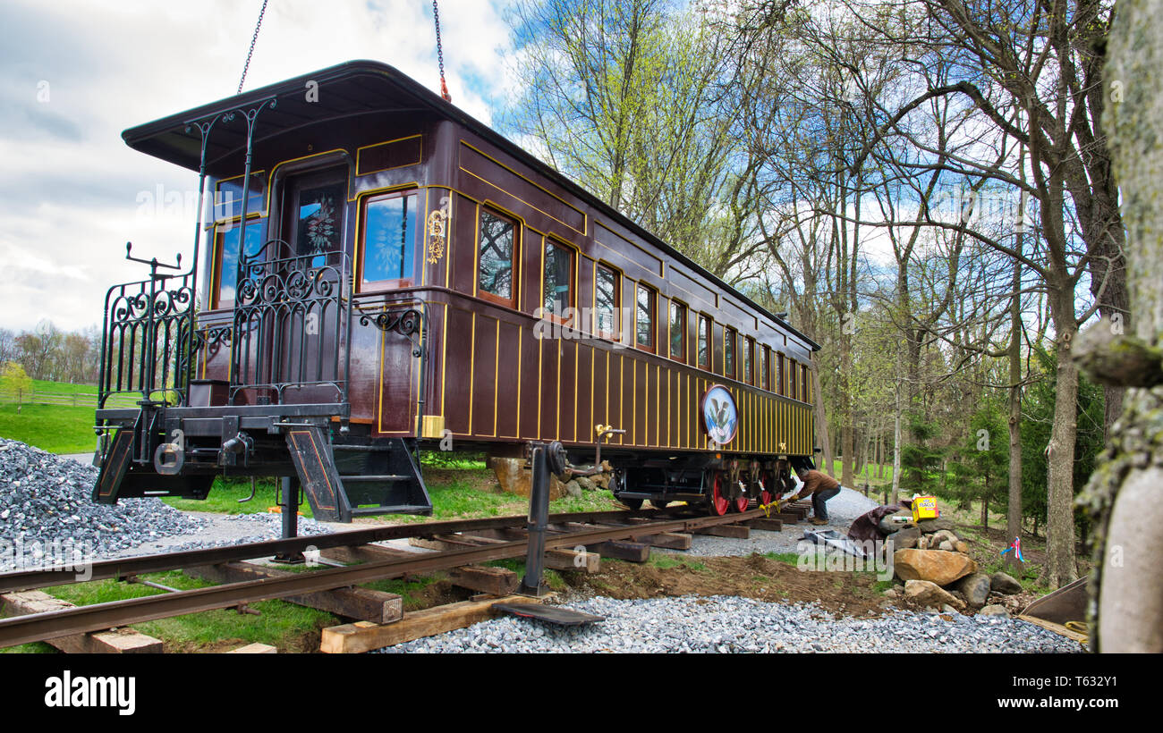 Abraham lincoln train coffin hi-res stock photography and images - Alamy