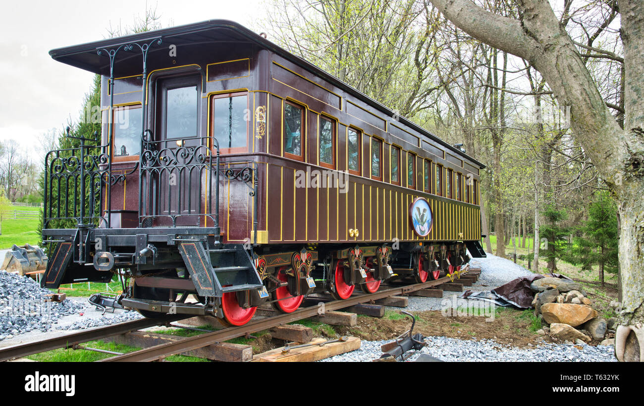 Elizabethtown, PA - April 2019: Abe Lincoln Funeral Train Re-Enactment ...