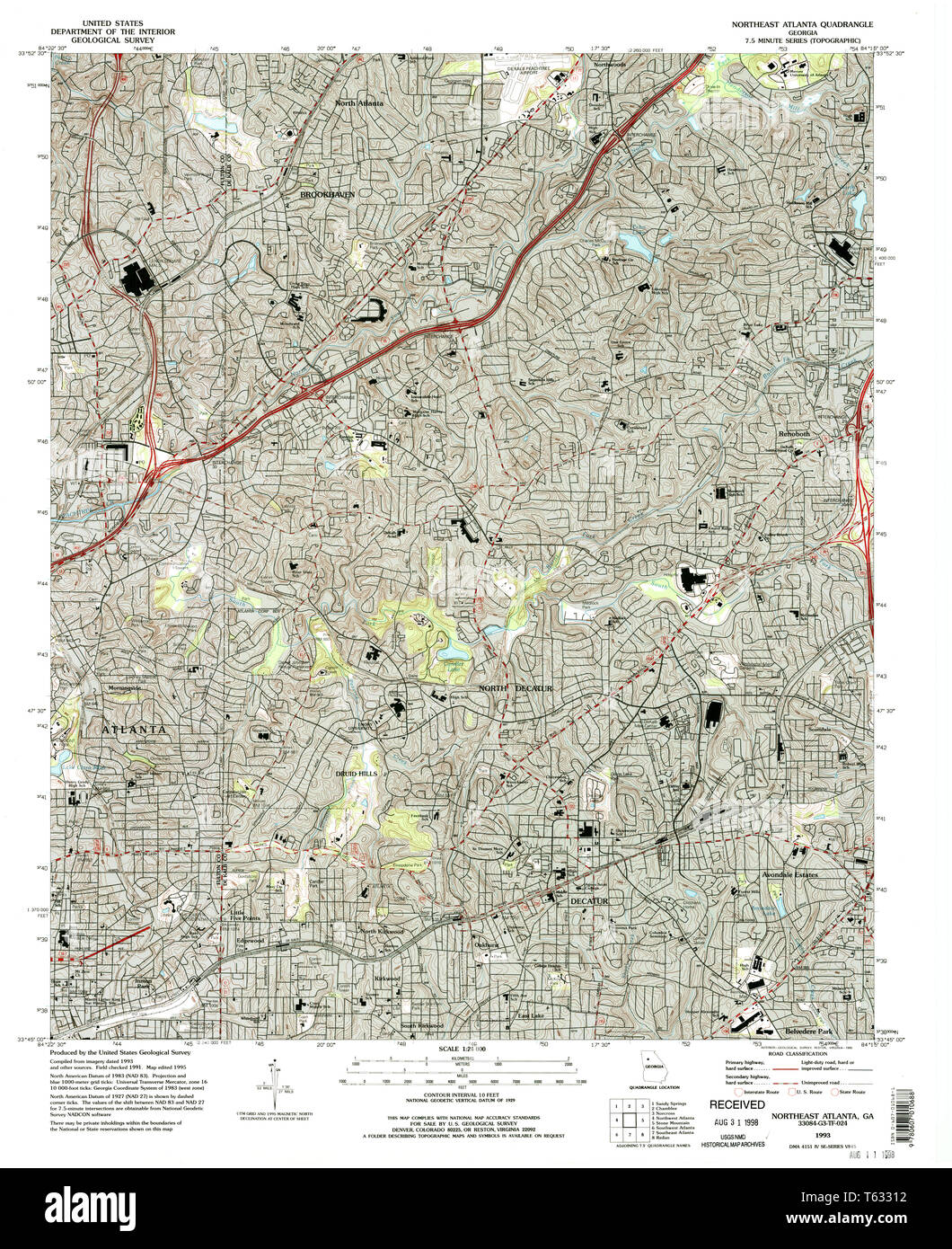 Northeast georgia Cut Out Stock Images & Pictures - Alamy