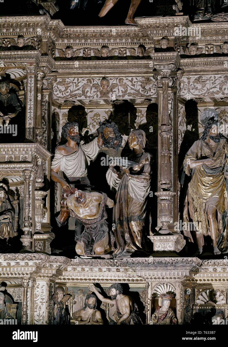 DETALLE DEL RETABLO MAYOR DE LA CAPILLA REAL DE GRANADA - SIGLO XVI ...