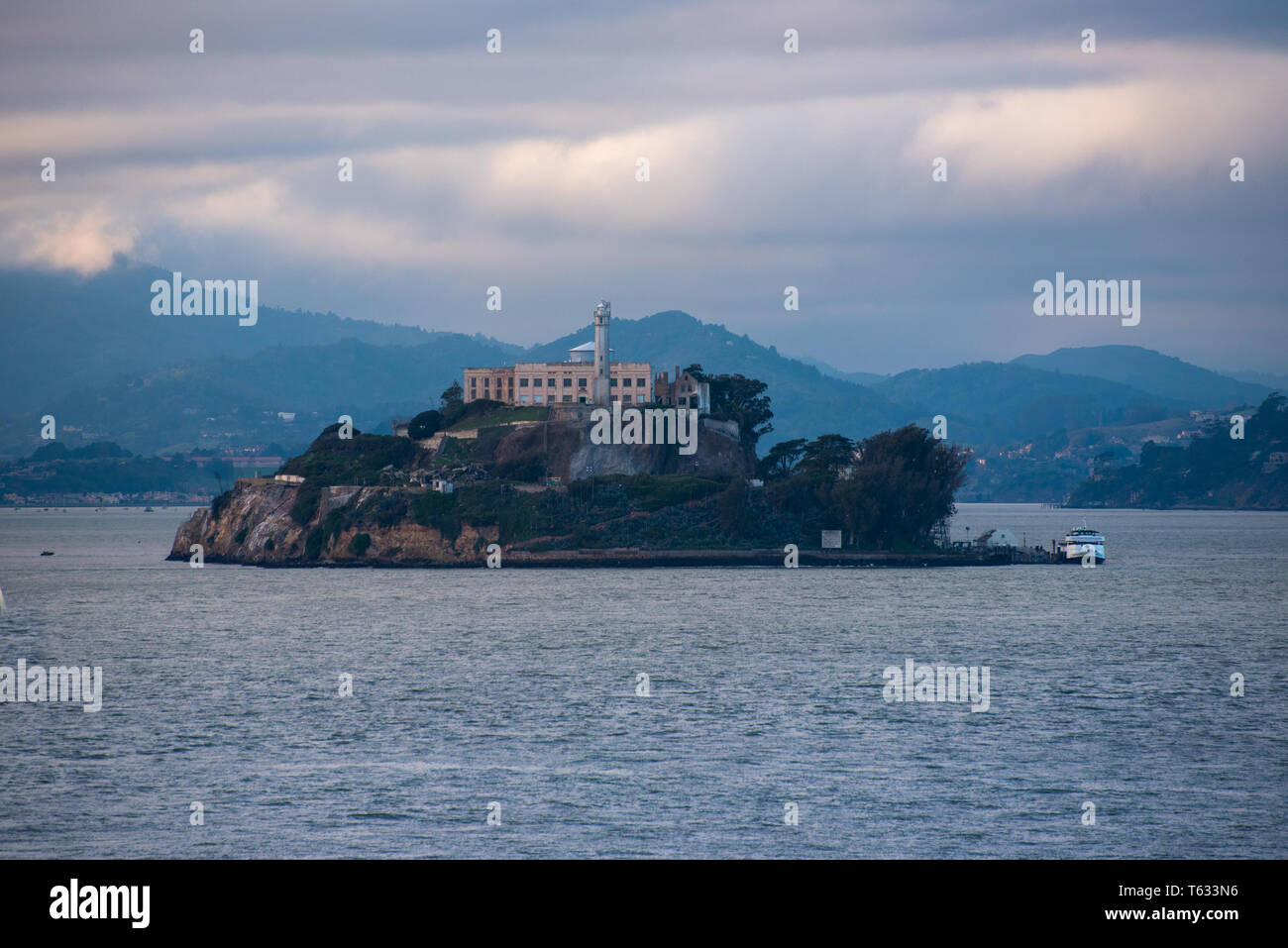 Photo of the island in San Francisco Bay that housed the famous ...