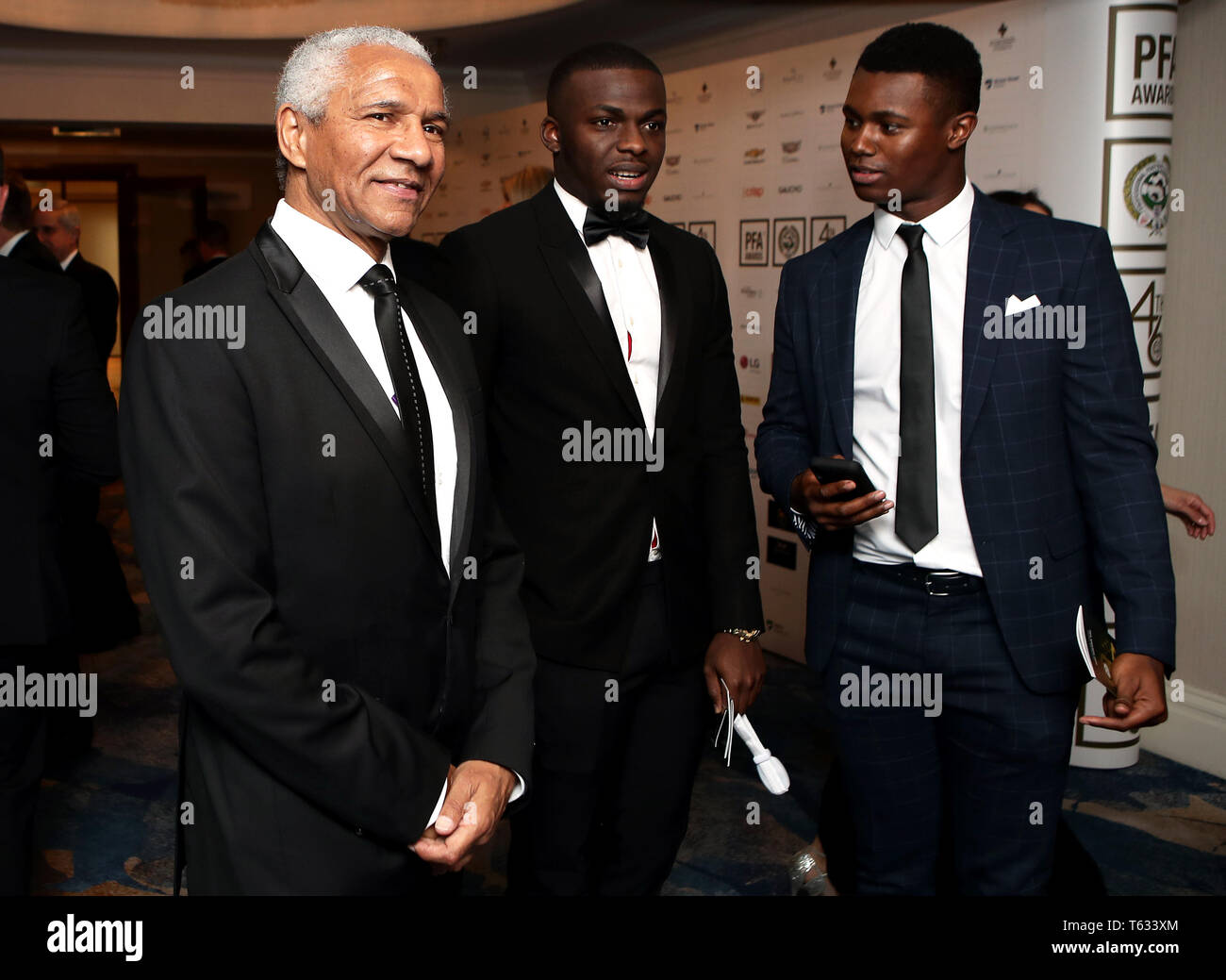 Lord Ouseley (left) during the 2019 PFA Awards at the Grosvenor House ...