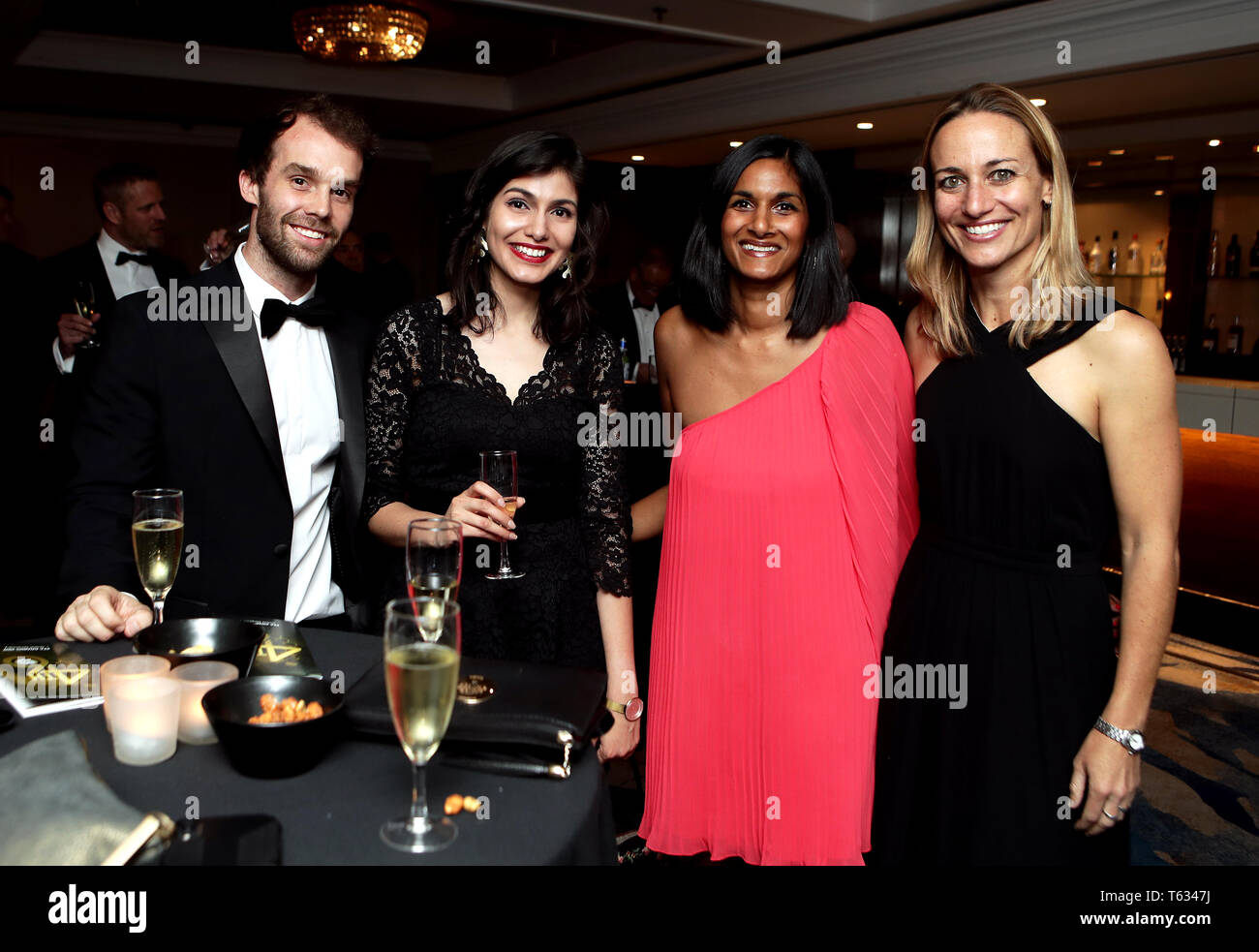 Guests ahead of the 2019 PFA Awards at the Grosvenor House Hotel ...
