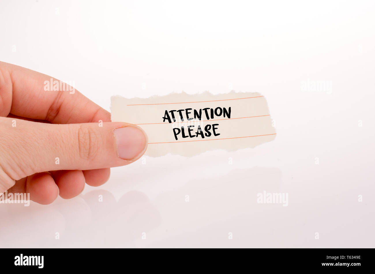 Please Note Icon Hand