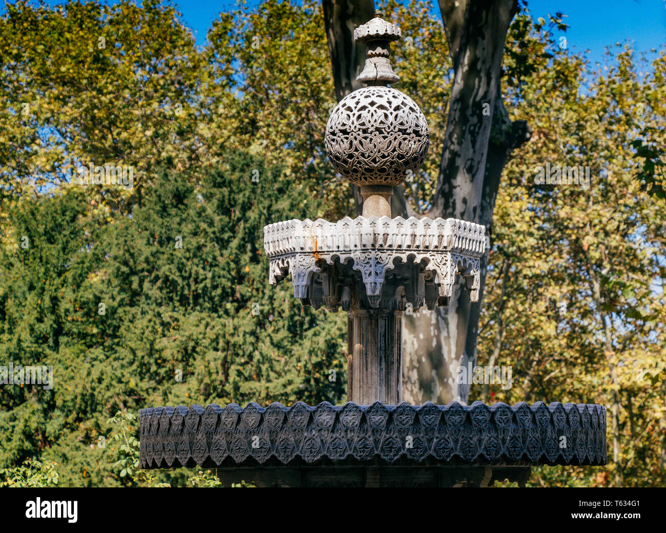 Turkish Ottoman style antique fountain in view Stock Photo - Alamy