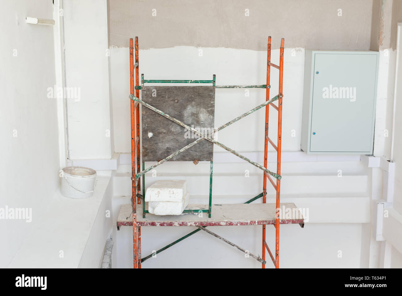 Room is under renovation or under construction Stock Photo - Alamy