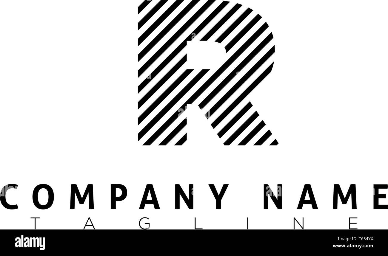 Letter r logo set Stock Vector Images - Alamy