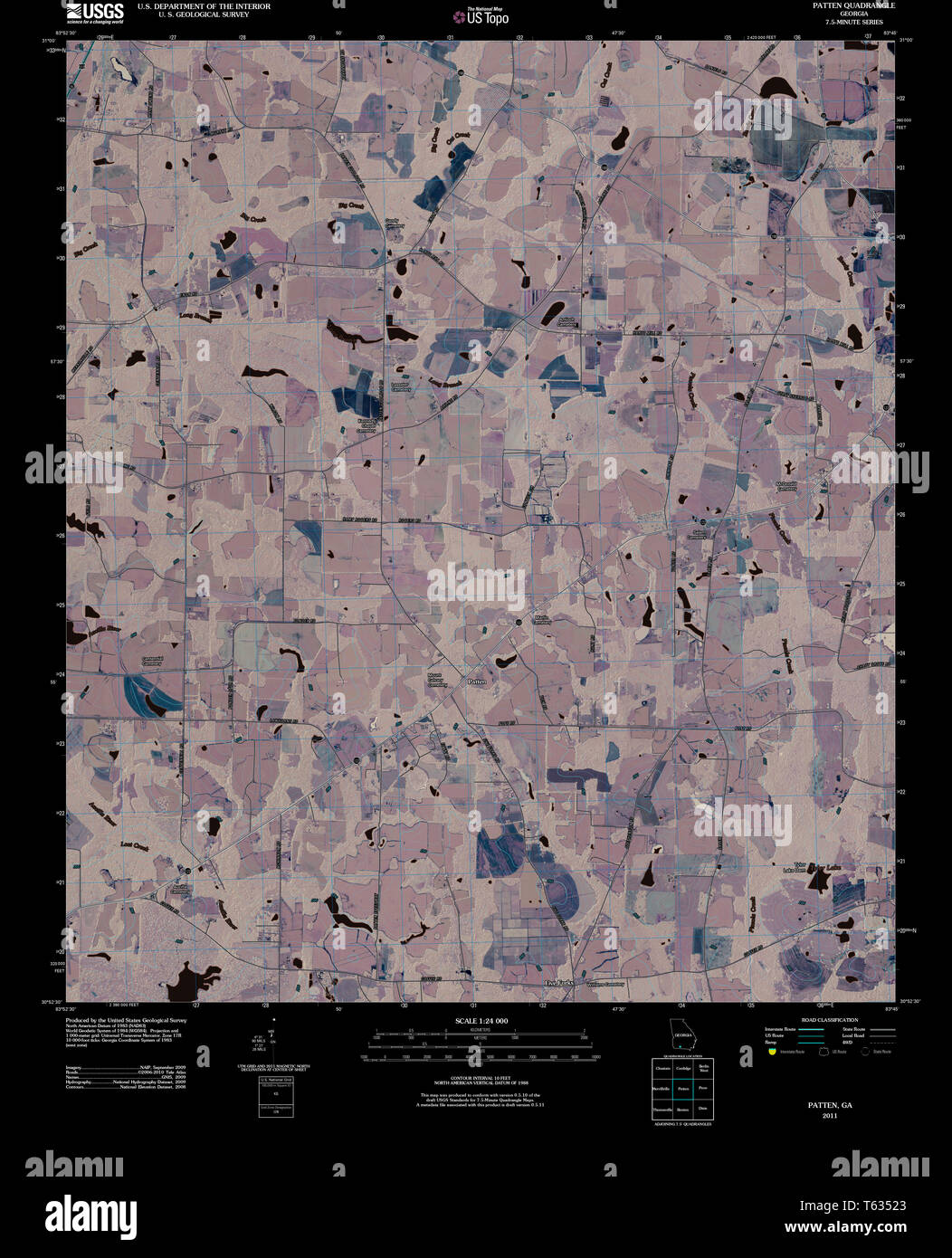 Map of patten hi-res stock photography and images - Alamy