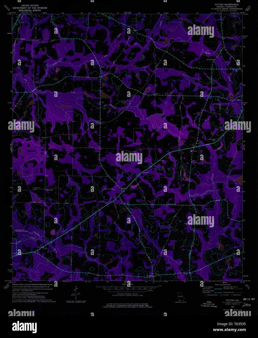 Map of patten hi-res stock photography and images - Alamy