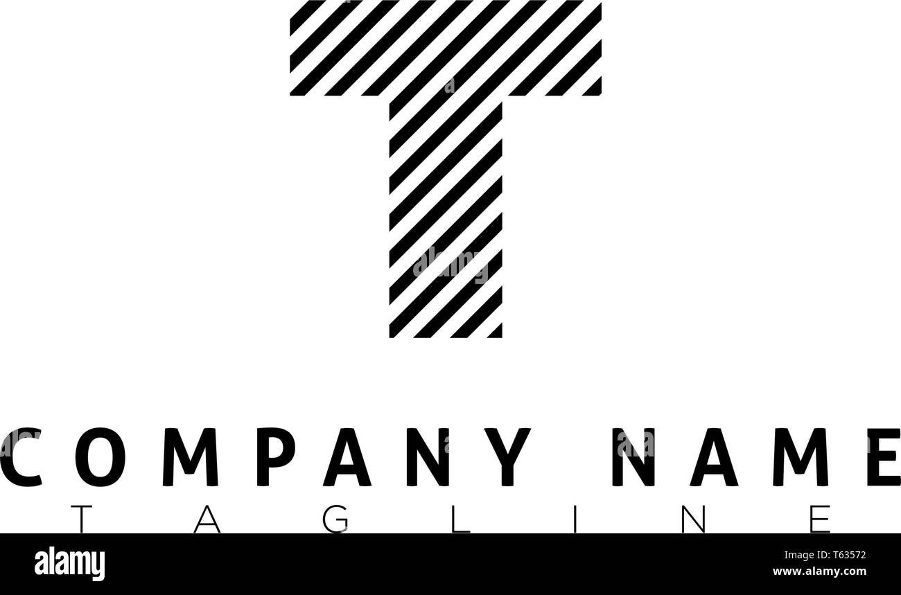 3d letter t logo Black and White Stock Photos & Images - Alamy