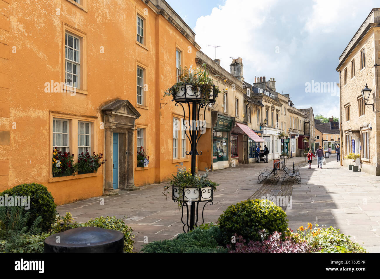 The High Street in Corsham, Wiltshire, England, UK Stock Photo - Alamy