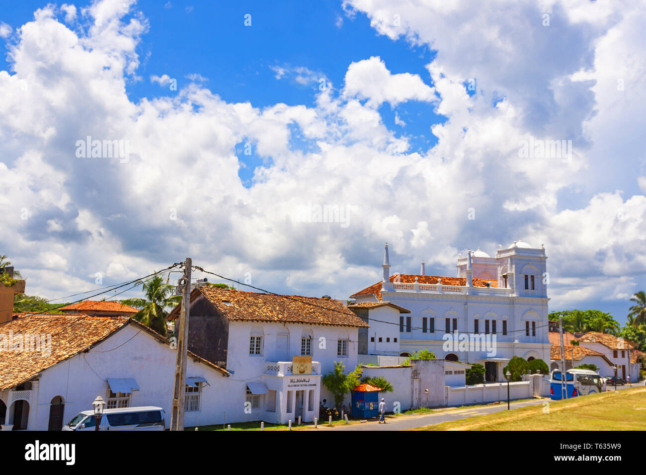 Dutch building in Galle fort built in the 16th century, this preserved ...