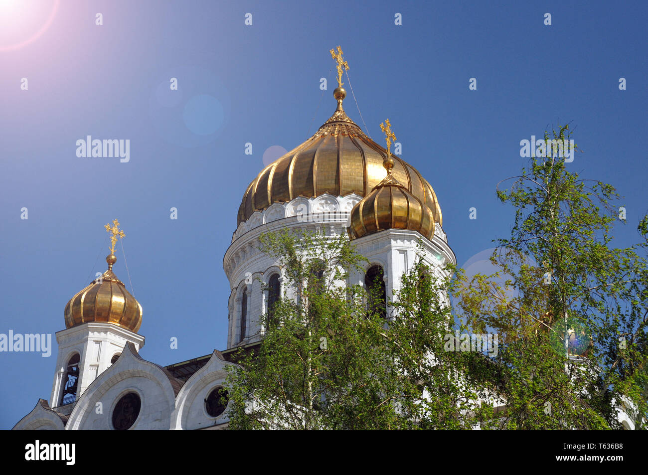 Cathedral of Christ the Saviour in Moscow, Russia, the largest orthodox ...