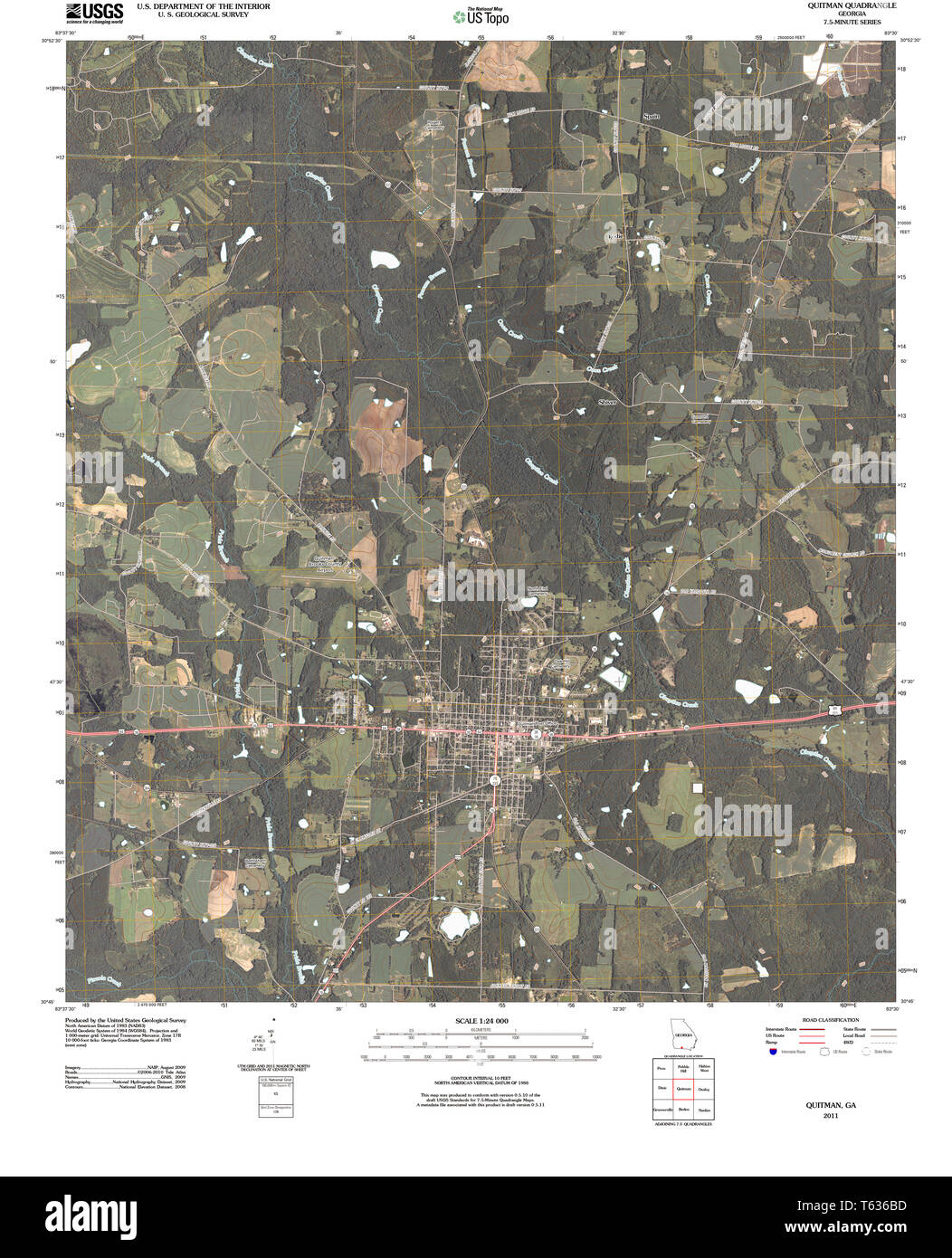Map of quitman hi-res stock photography and images - Alamy