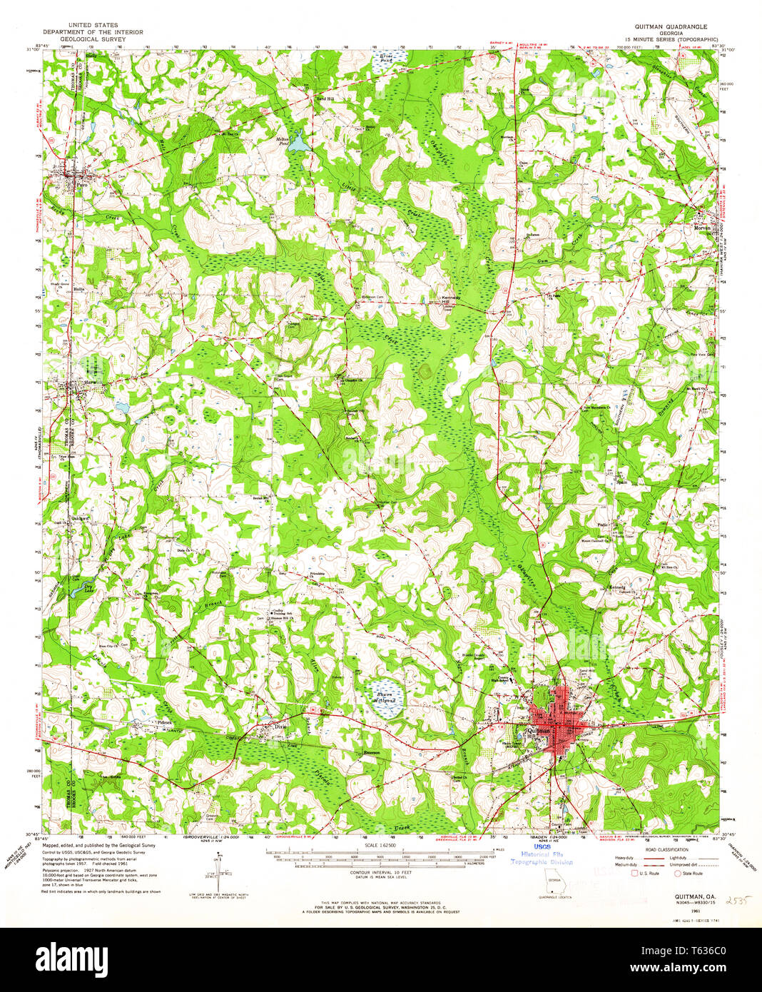 Map of quitman hi-res stock photography and images - Alamy