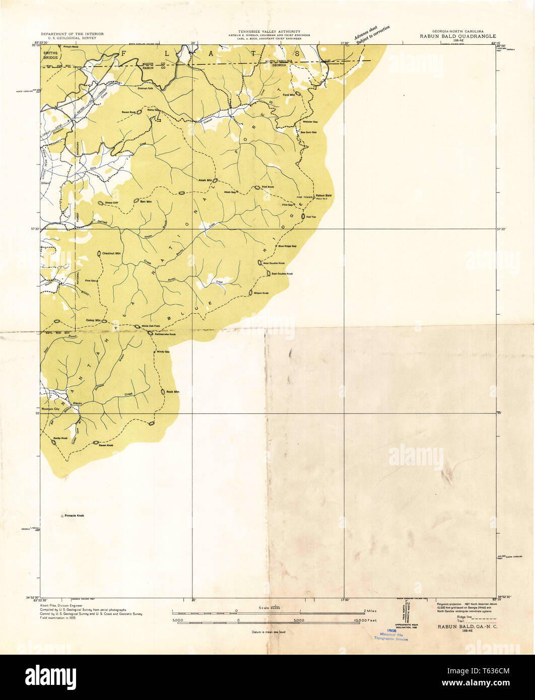 Rabun map hi-res stock photography and images - Alamy