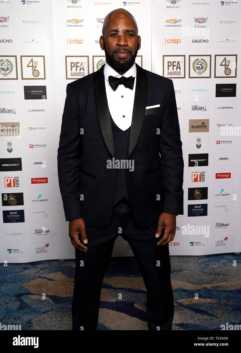 DJ Spoony during the 2019 PFA Awards at the Grosvenor House Hotel ...