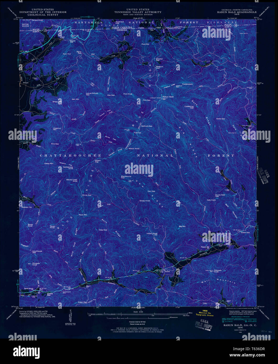 Rabun map hi-res stock photography and images - Alamy