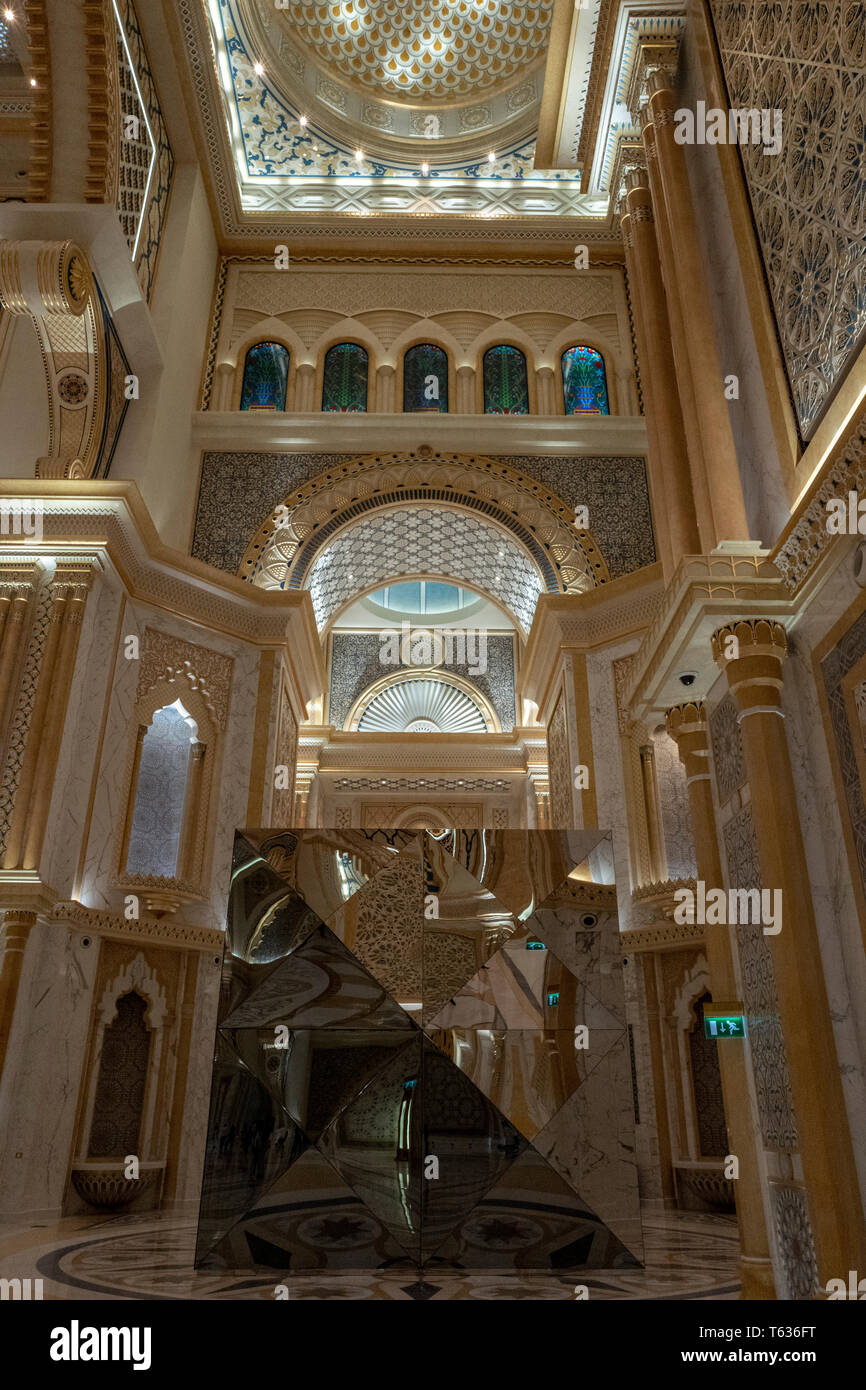 Qasr Al Watan Presidential Palace in Abu Dhabi , UAE Stock Photo - Alamy