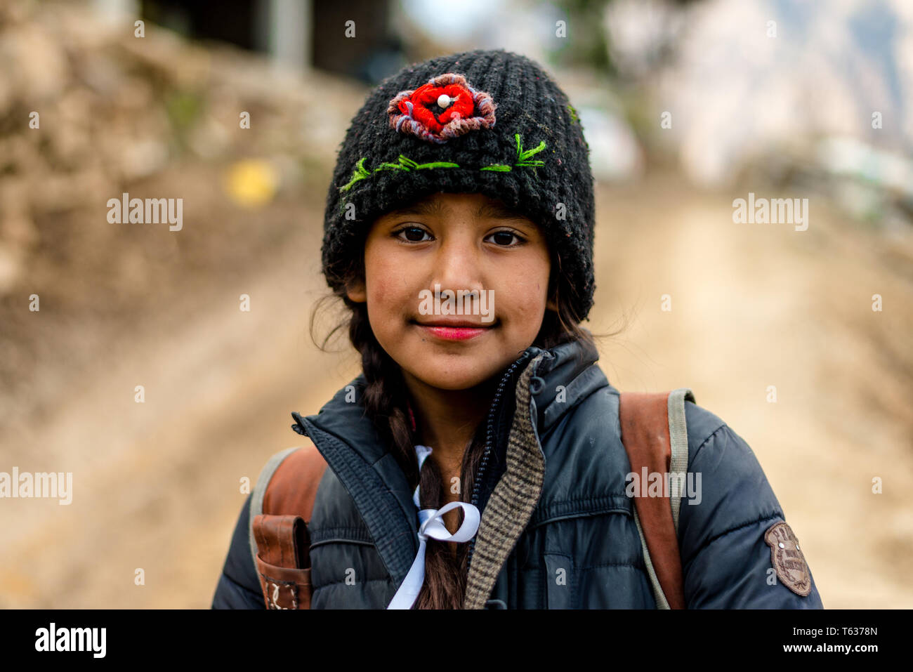 Kullu, Himachal Pradesh, India - March 01, 2019 : Portrait of himalayan ...