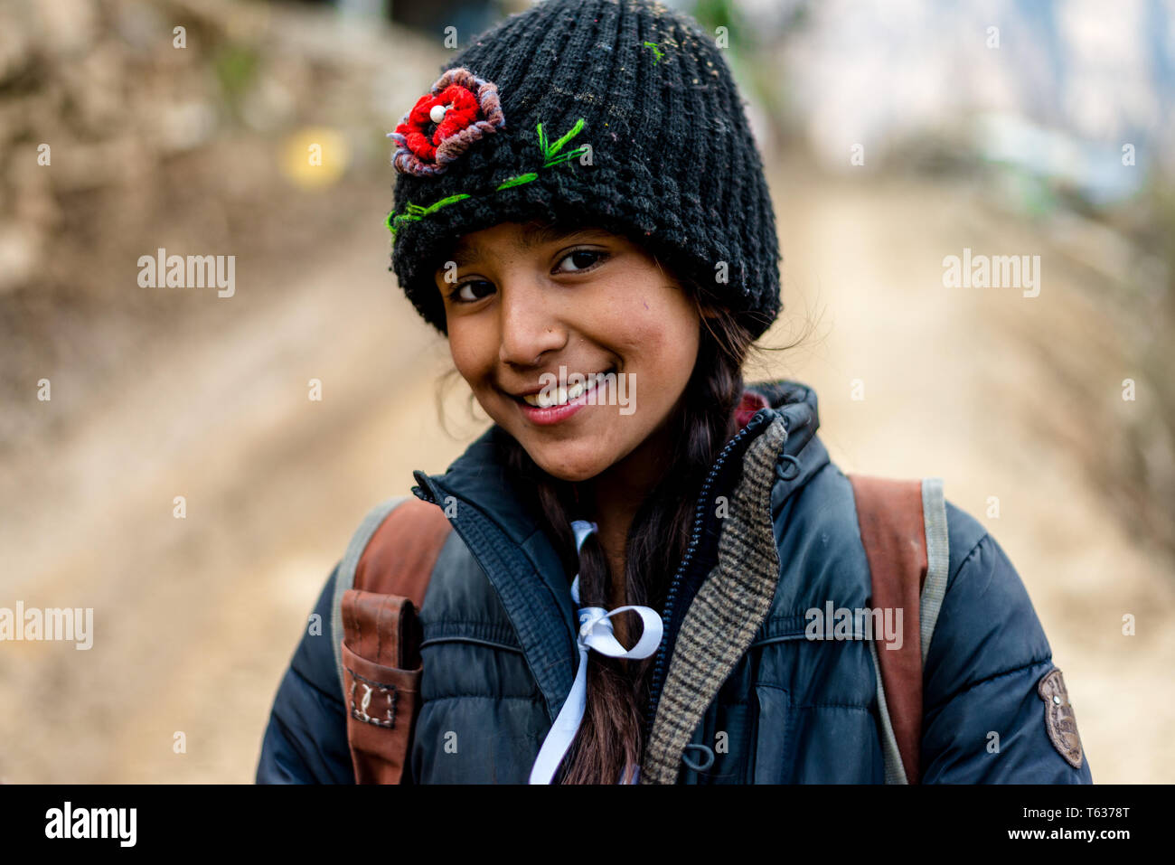 Kullu, Himachal Pradesh, India - March 01, 2019 : Portrait of himalayan ...