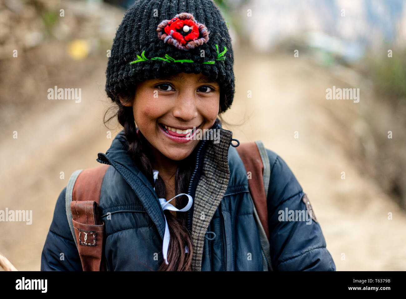 Kullu, Himachal Pradesh, India - March 01, 2019 : Portrait of himalayan ...