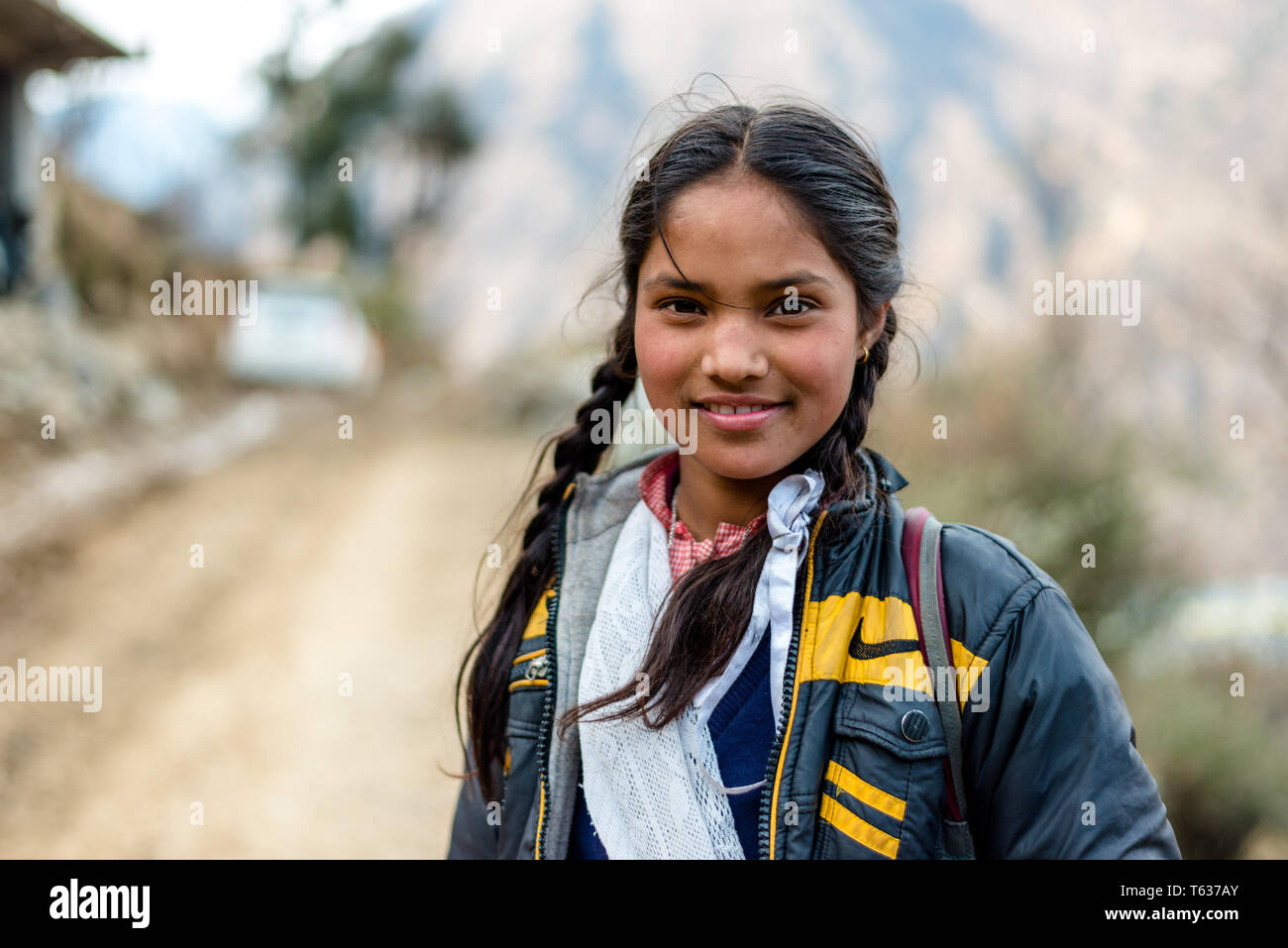 Kullu, Himachal Pradesh, India - March 01, 2019 : Portrait of himalayan ...