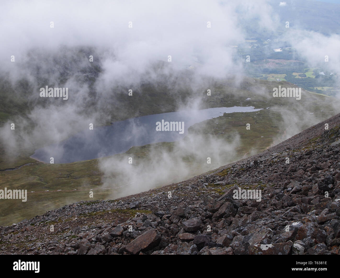 Nevis peak volcano hi-res stock photography and images - Alamy