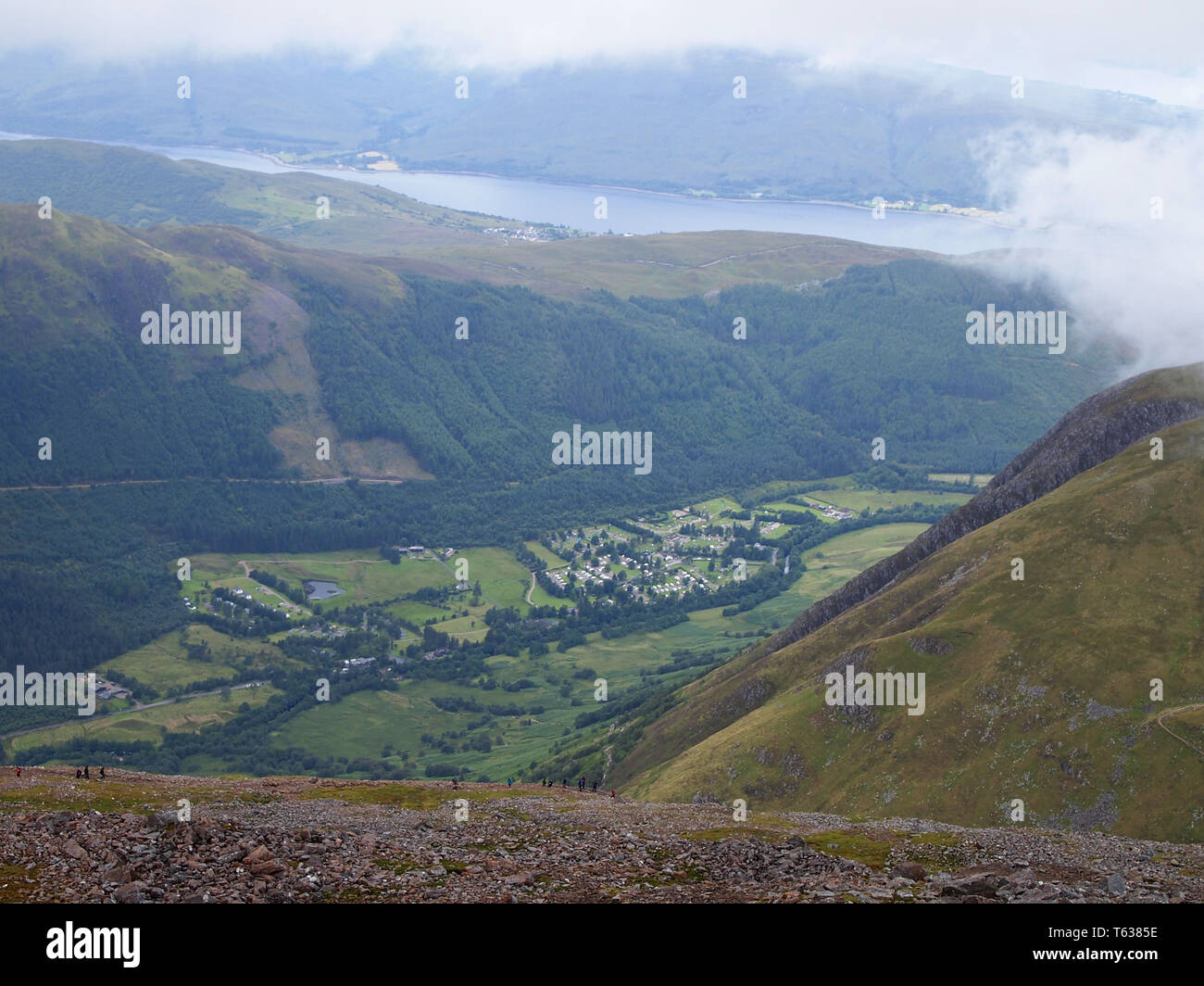 Nevis peak volcano hi-res stock photography and images - Alamy