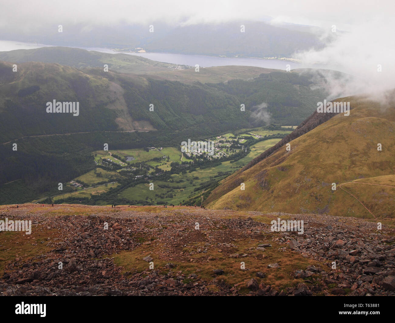 Nevis peak volcano hi-res stock photography and images - Alamy