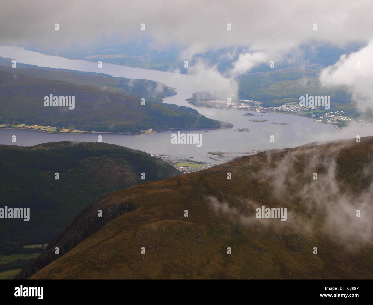 Nevis peak volcano hi-res stock photography and images - Alamy