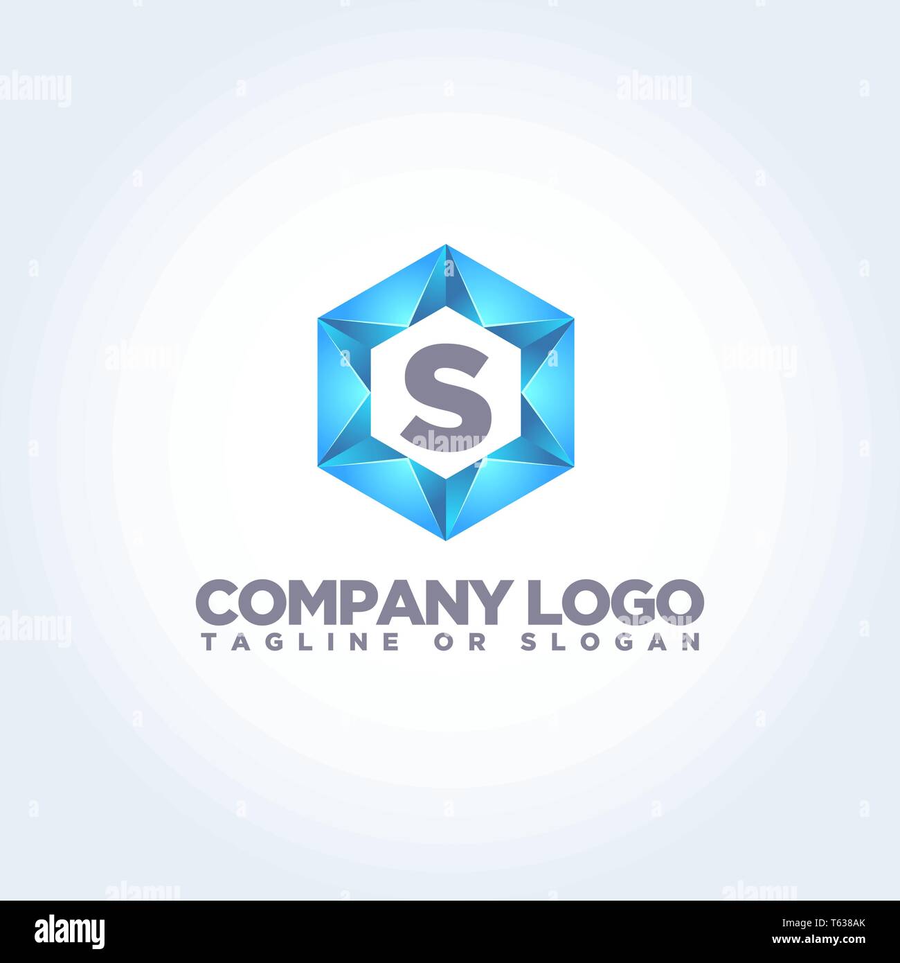 S LETTER MODERN LOGO TEMPLATE Stock Vector Image & Art - Alamy