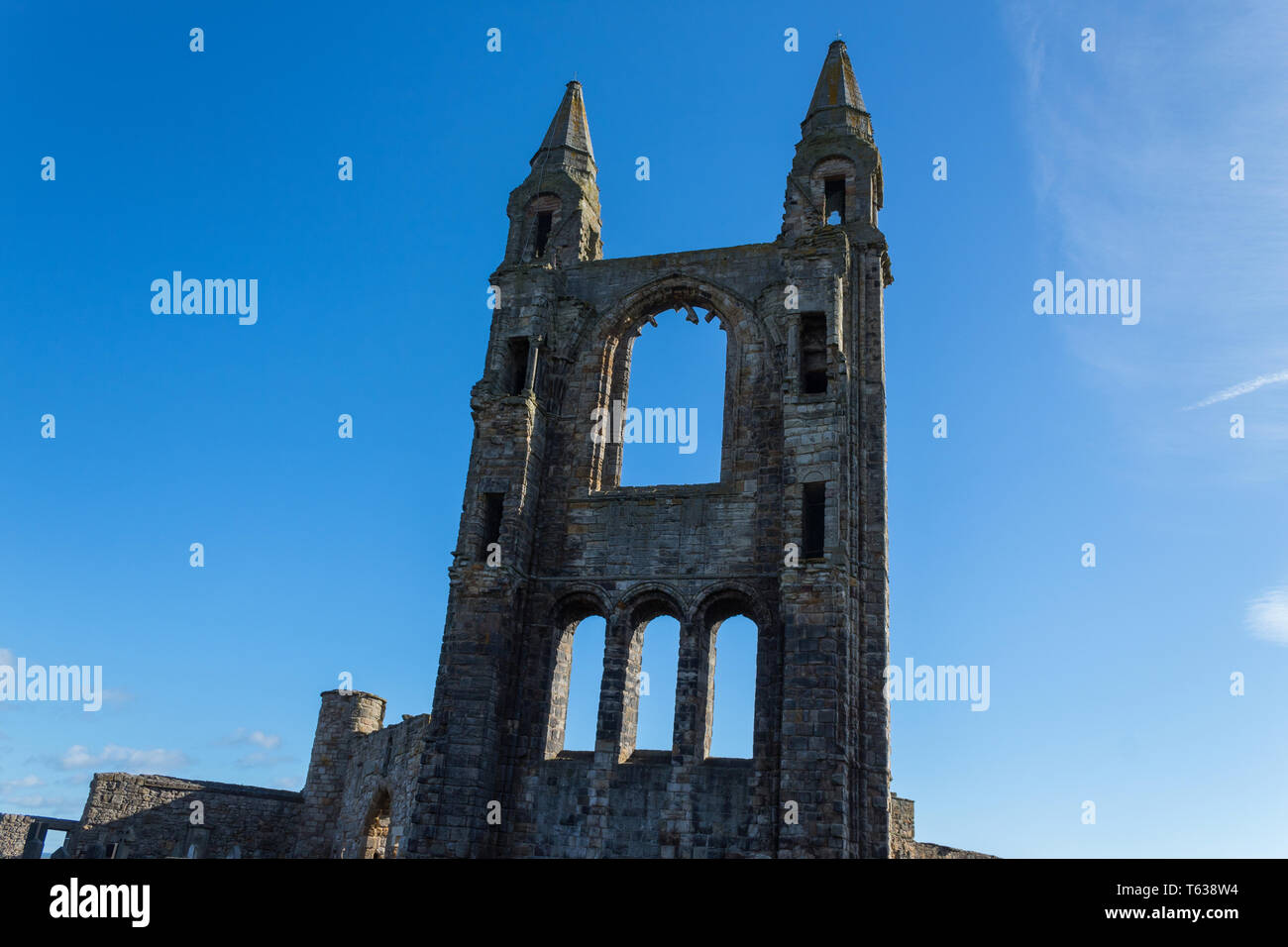 Saint Andrew's cathedral, ruined Roman Catholic cathedral in St Andrew ...