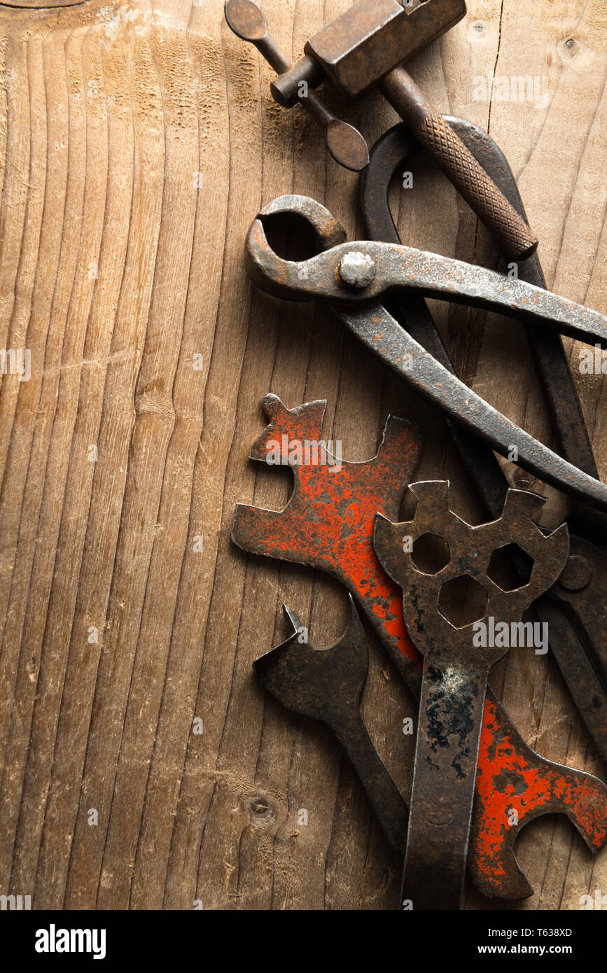 Rustic tools hi-res stock photography and images - Alamy