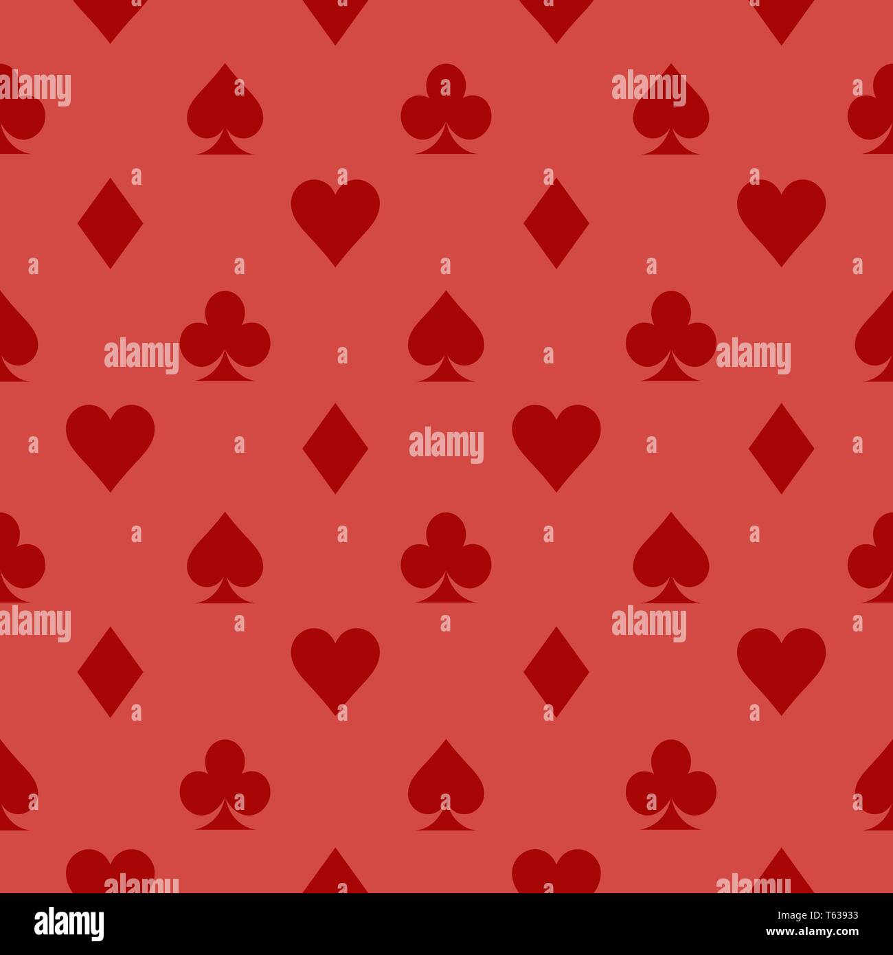 Vector illustration. Card icon red pattern wallpaper vector background ...