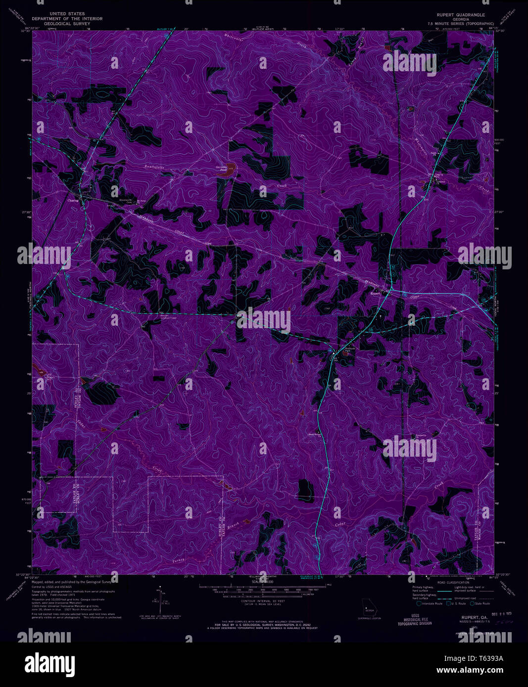 Map of rupert hi-res stock photography and images - Alamy