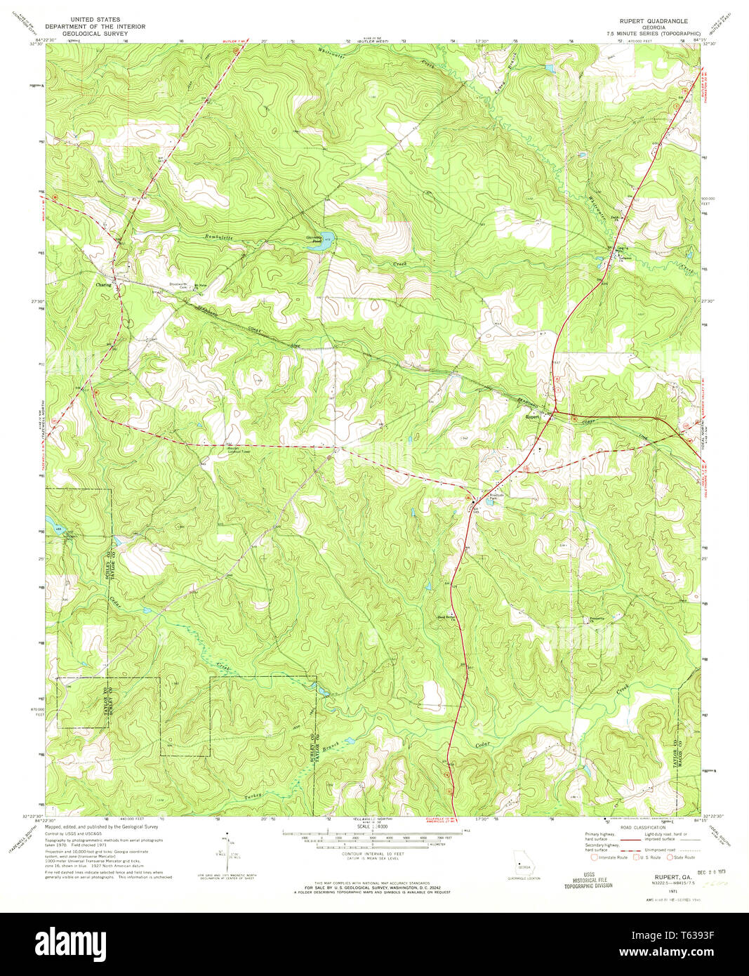 Map of rupert hi-res stock photography and images - Alamy