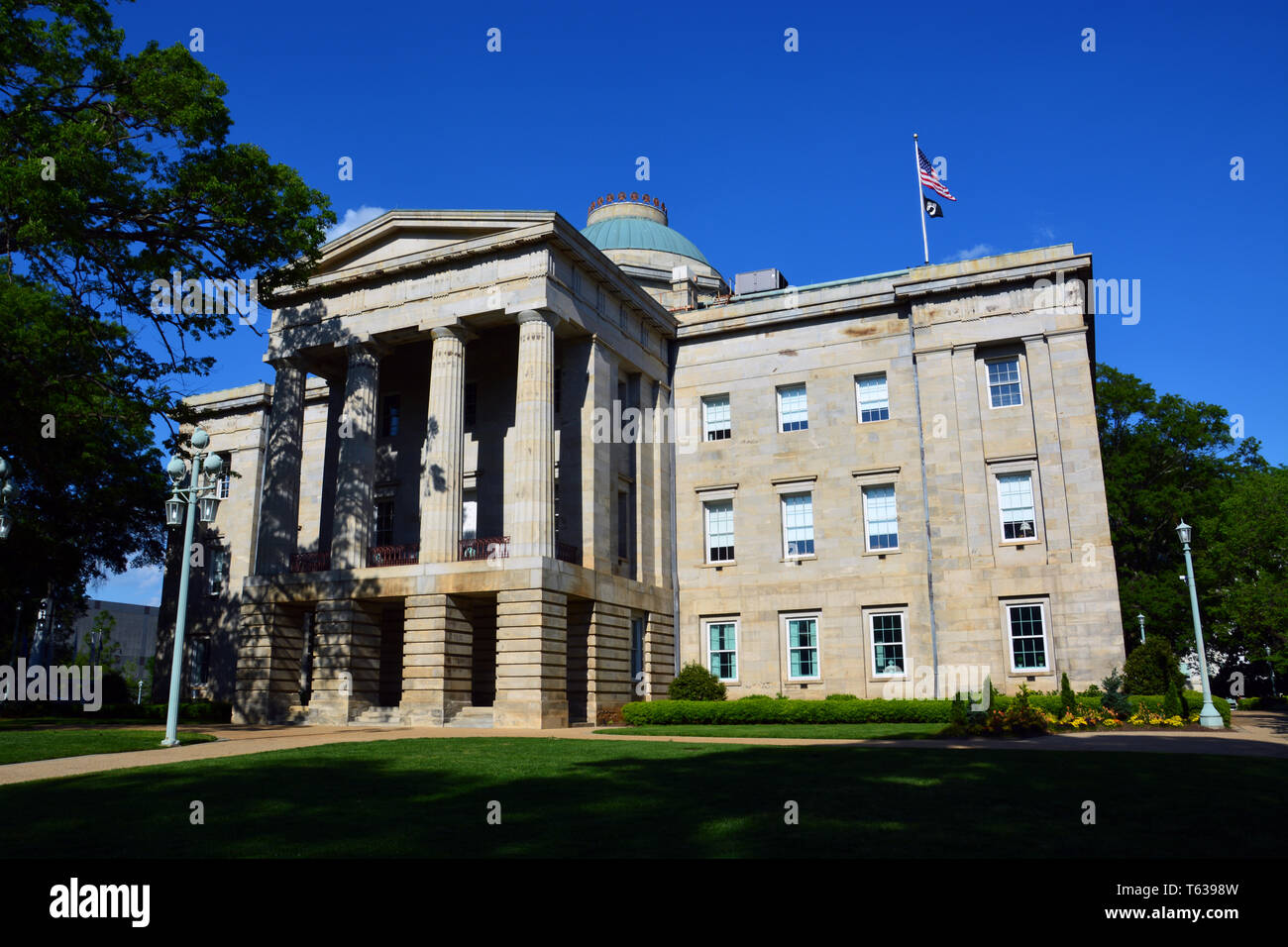 The Old Capitol Building in downtown Raleigh North Carolina Stock Photo ...