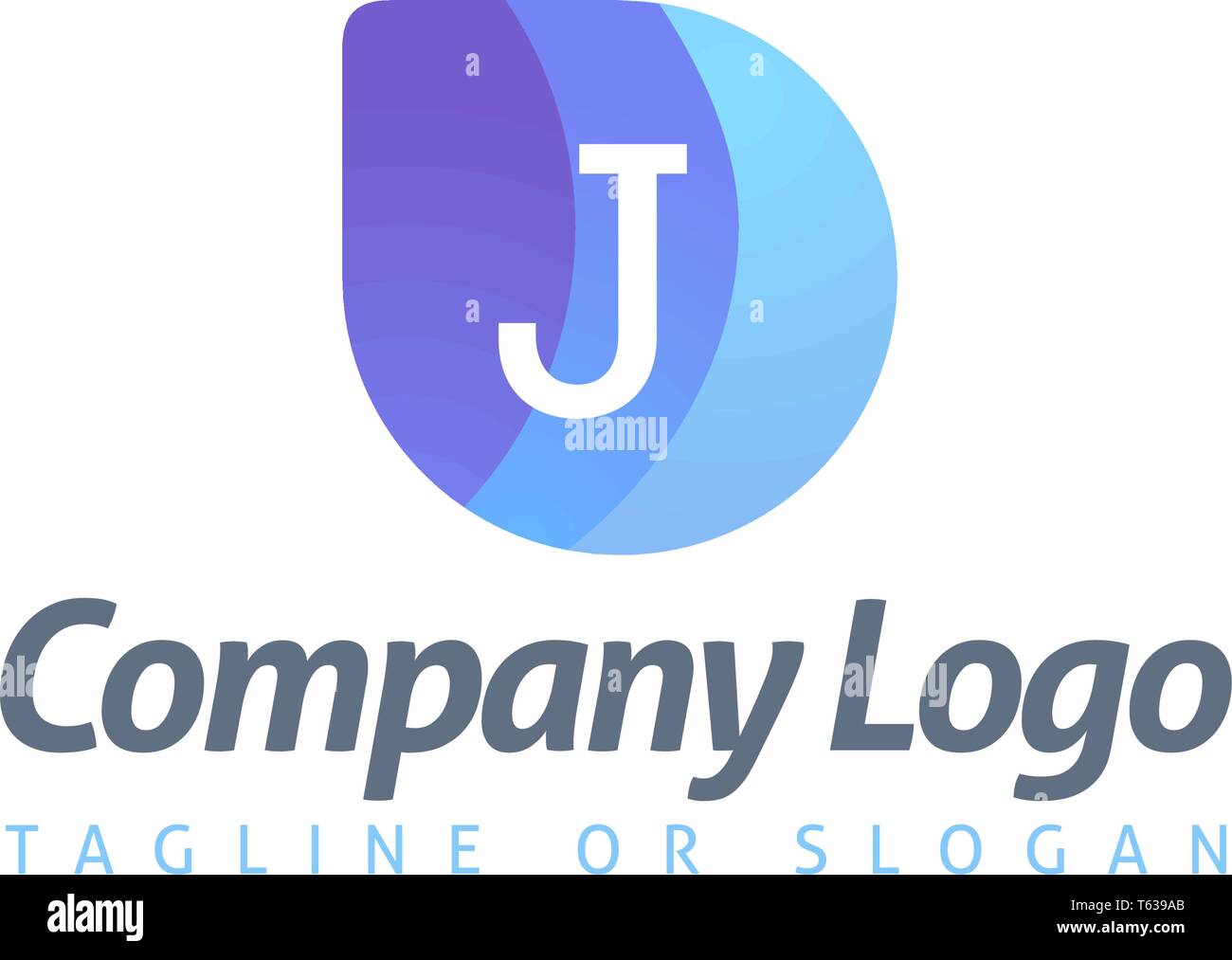 Letter j logo set Stock Vector Images - Alamy