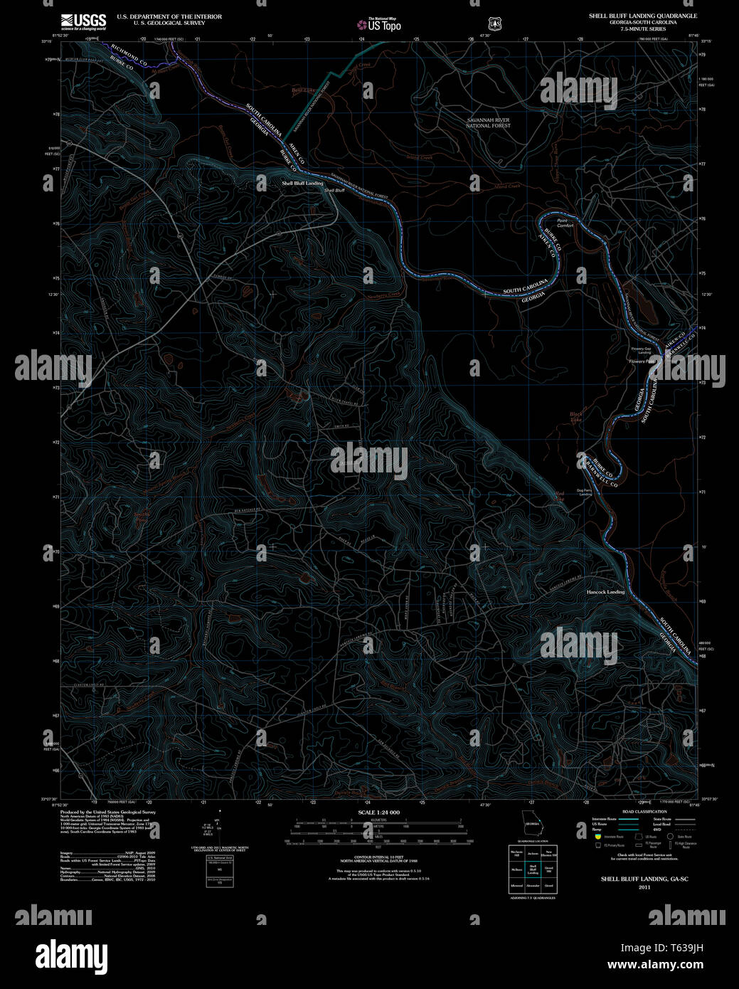 Shell bluff landing hi-res stock photography and images - Alamy