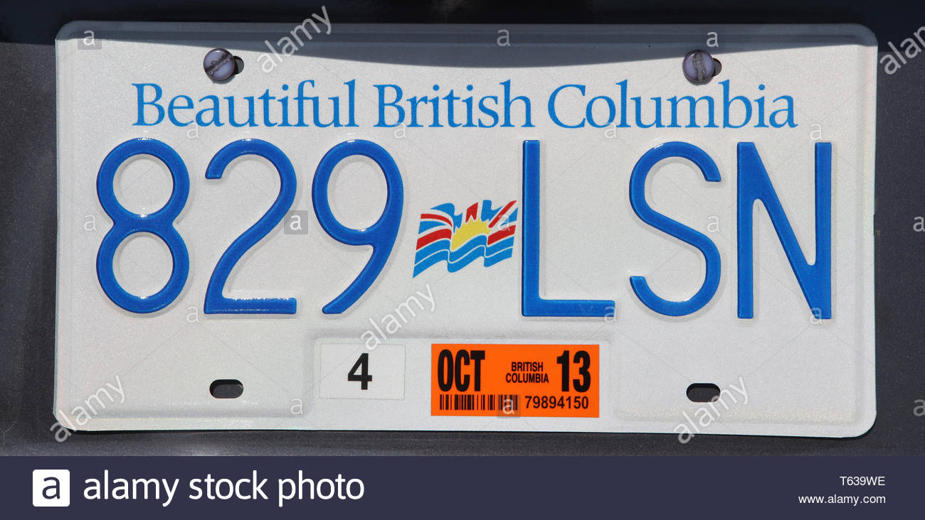 Canadian License Plate High Resolution Stock Photography and Images - Alamy