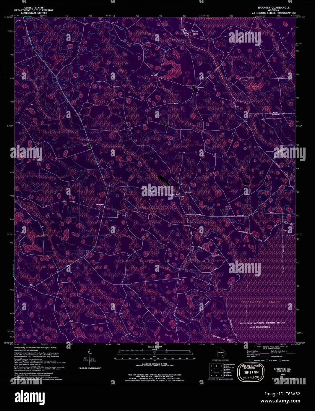 Map of spooner hi-res stock photography and images - Alamy