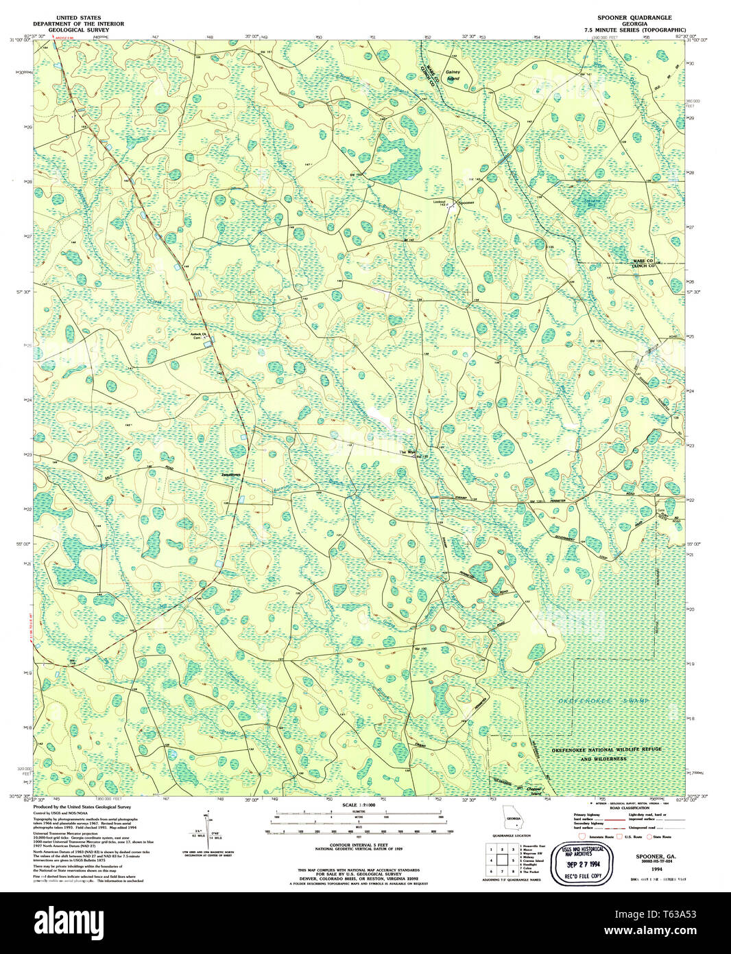 Spooner map hi-res stock photography and images - Alamy