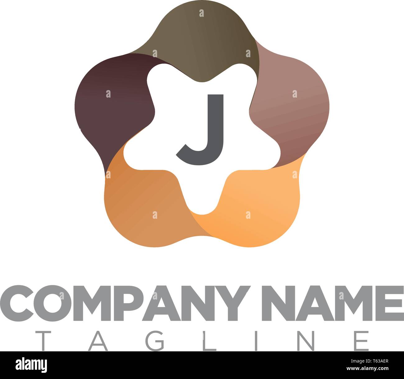 J LETTER MODERN LOGO TEMPLATE Stock Vector Image & Art - Alamy