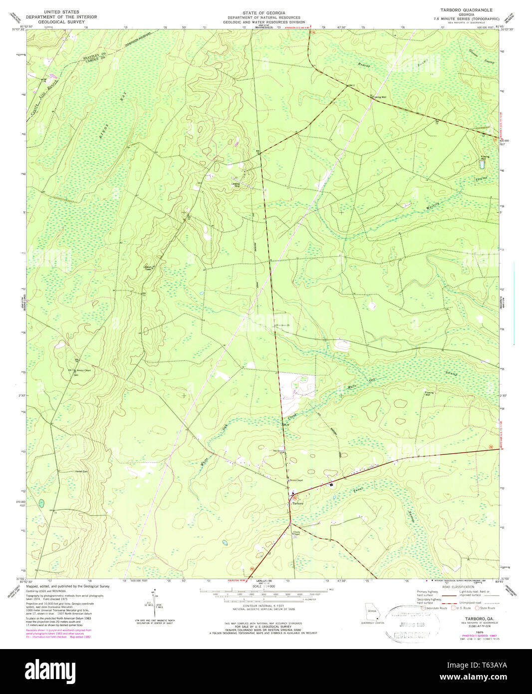 Map of tarboro hi-res stock photography and images - Alamy