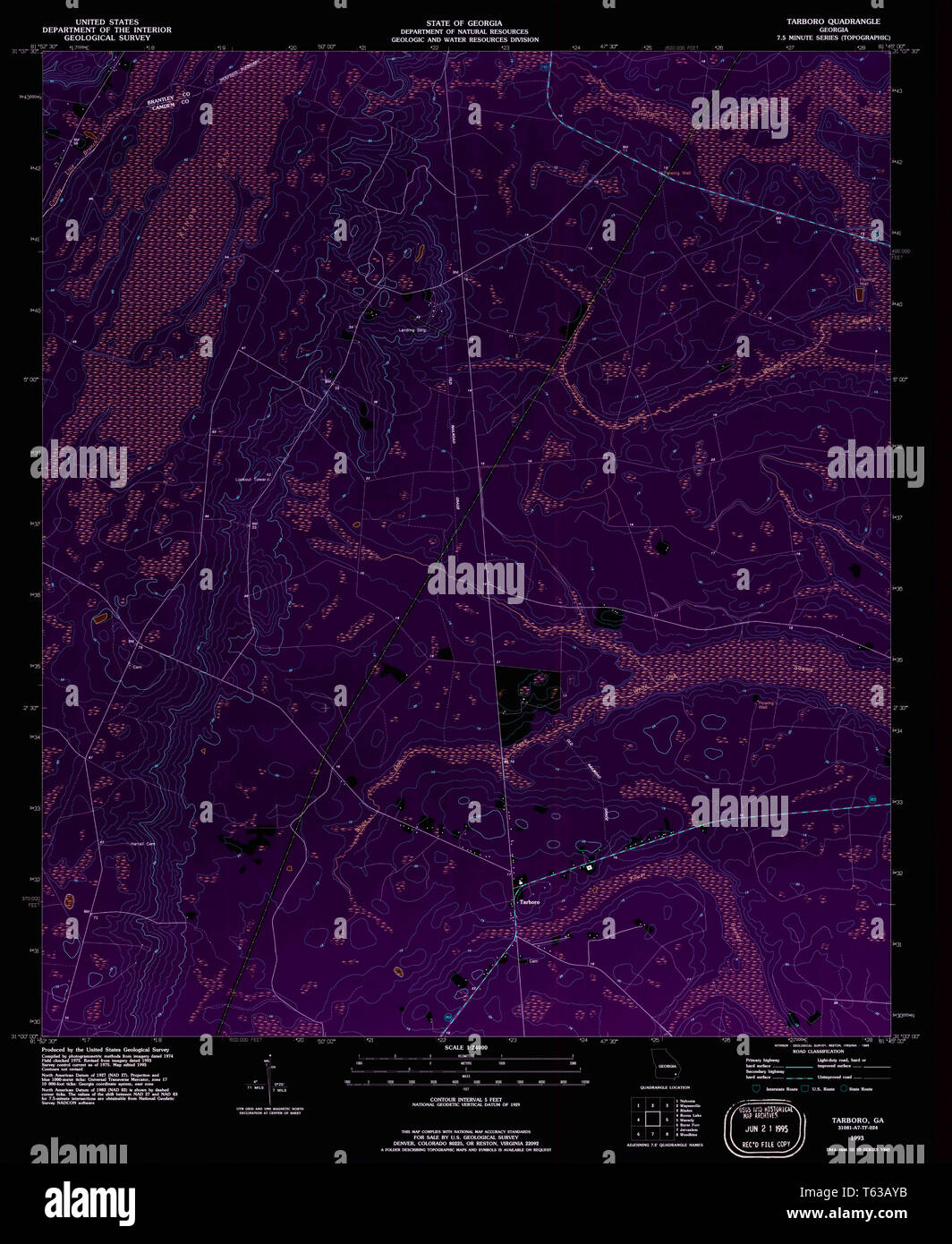 Map of tarboro hi-res stock photography and images - Alamy