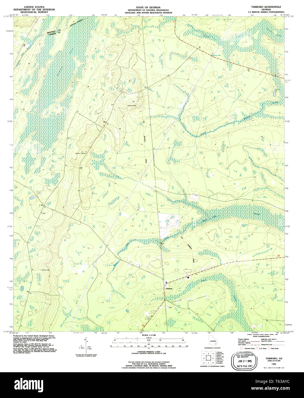 Map of tarboro hi-res stock photography and images - Alamy
