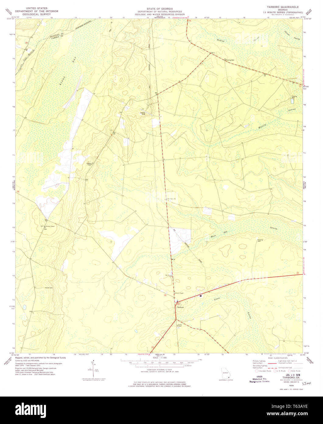 Map of tarboro Cut Out Stock Images & Pictures - Alamy