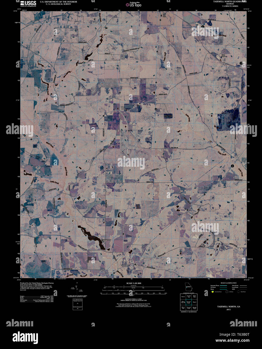 Map of tazewell hi-res stock photography and images - Alamy